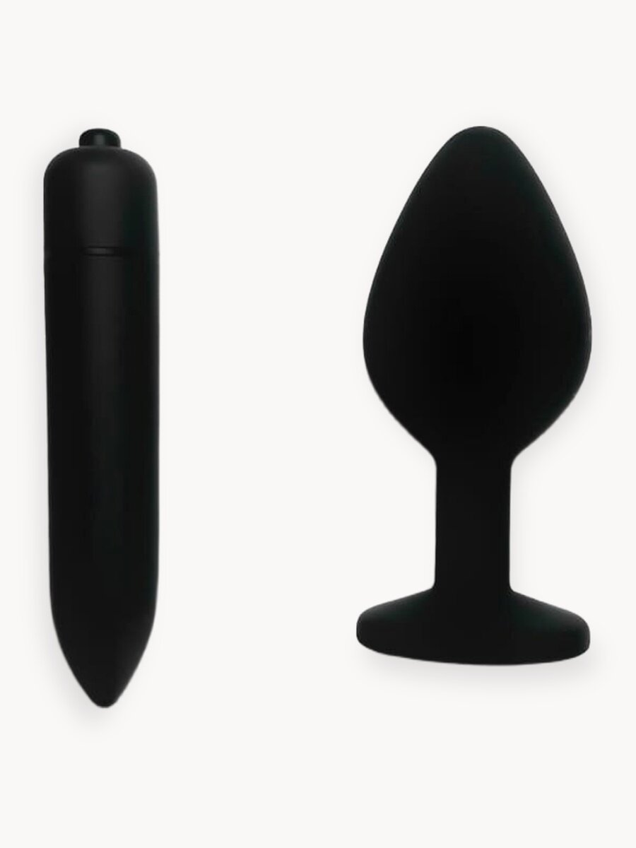 Анальная пробка с вибропулей