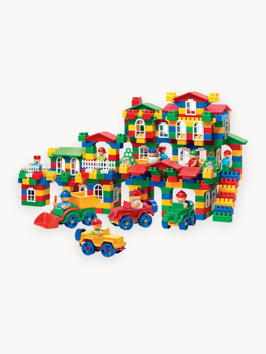 Развивающий конструктор Bauer "Classic", 554 детали, для детей от 3-х лет, ECO