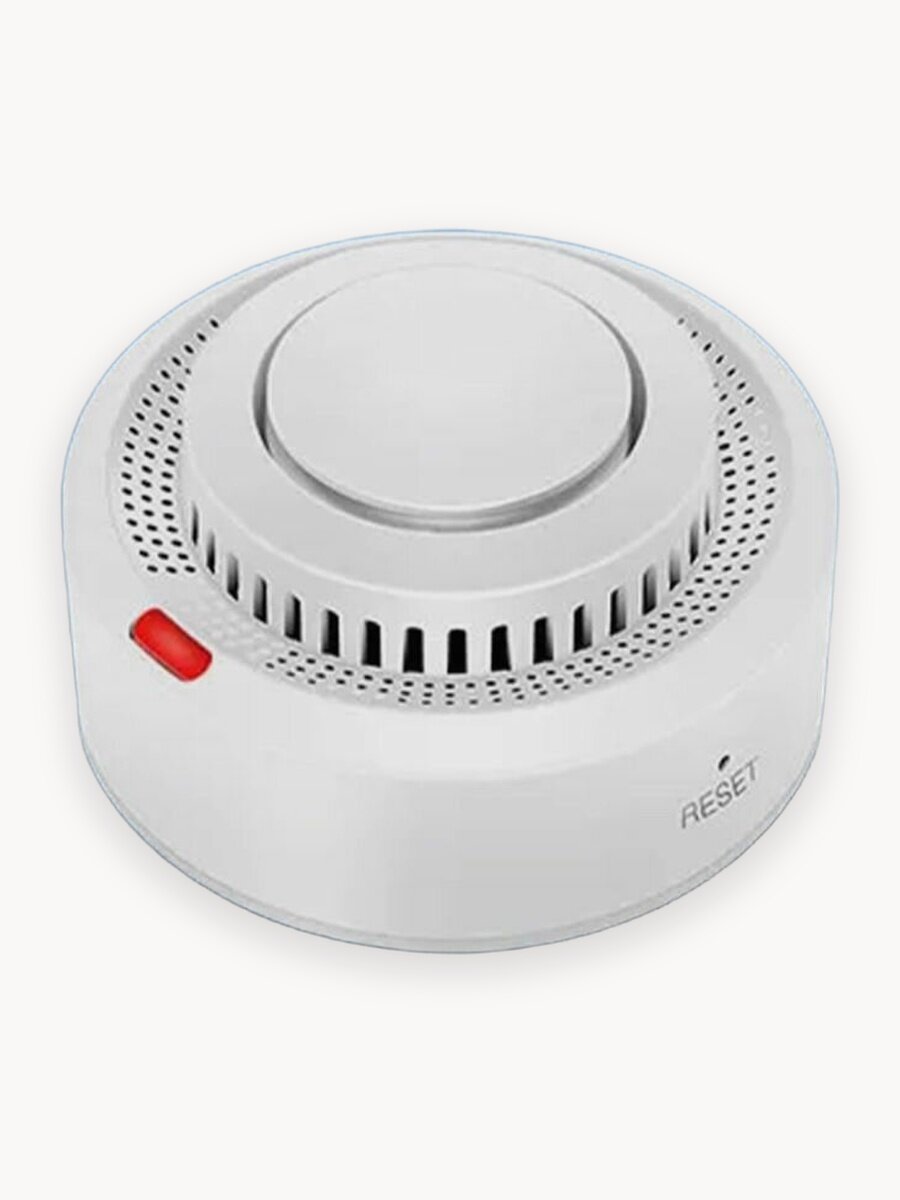 Умный датчик дыма пожарный датчик Zigbee TUYA . Извещатель пожарный . Беспроводная+батарейки