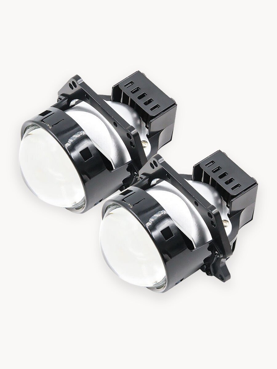 Би лед линзы светодиодные Sigma Light G28, модули ближнего и дальнего света, 3.0", 12V, 45/50W, 5500K, комплект 2шт