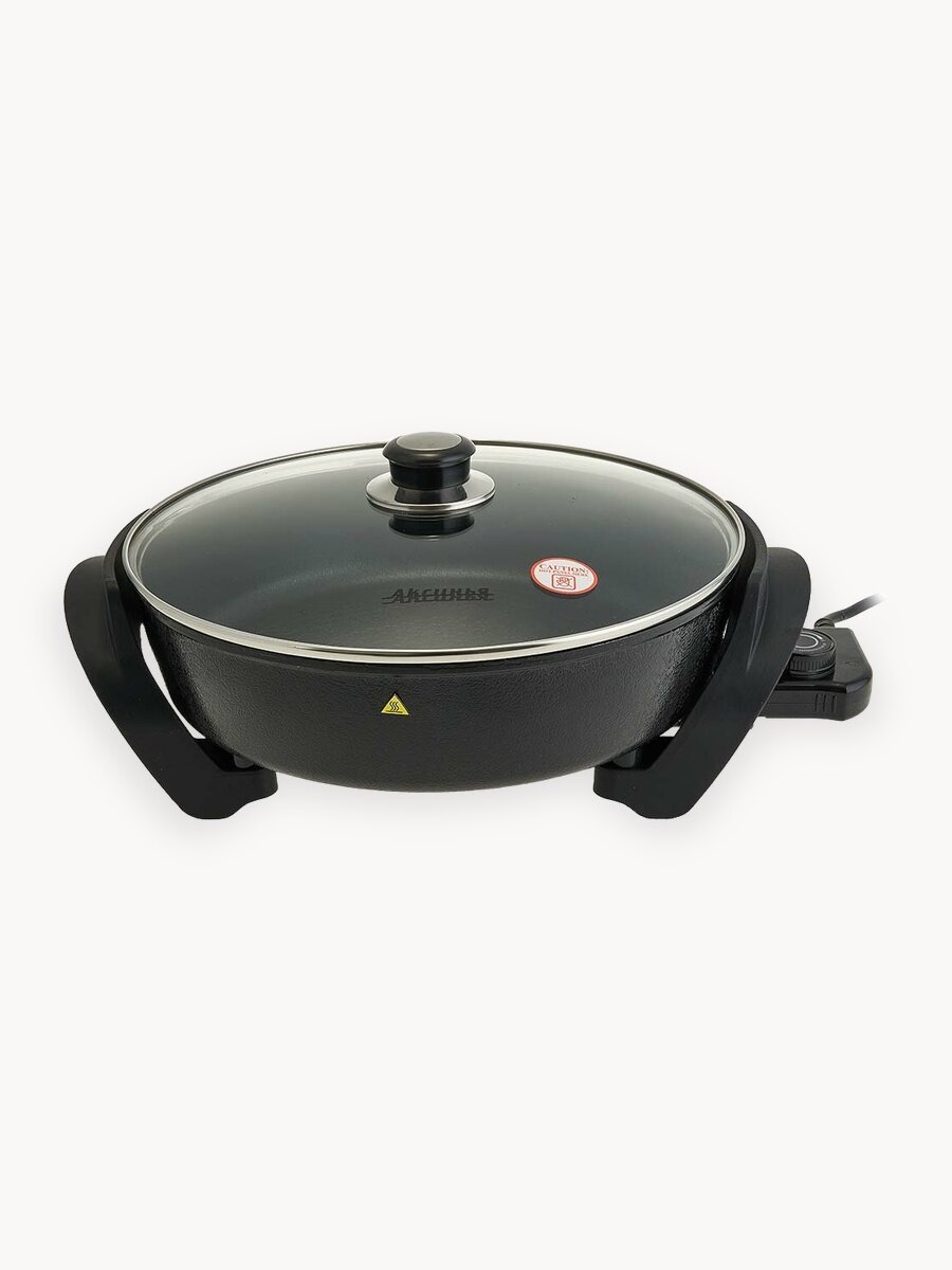 Электросковорода аксинья КС-011, диаметр 30 см, глубина 7 см, 1600 Вт