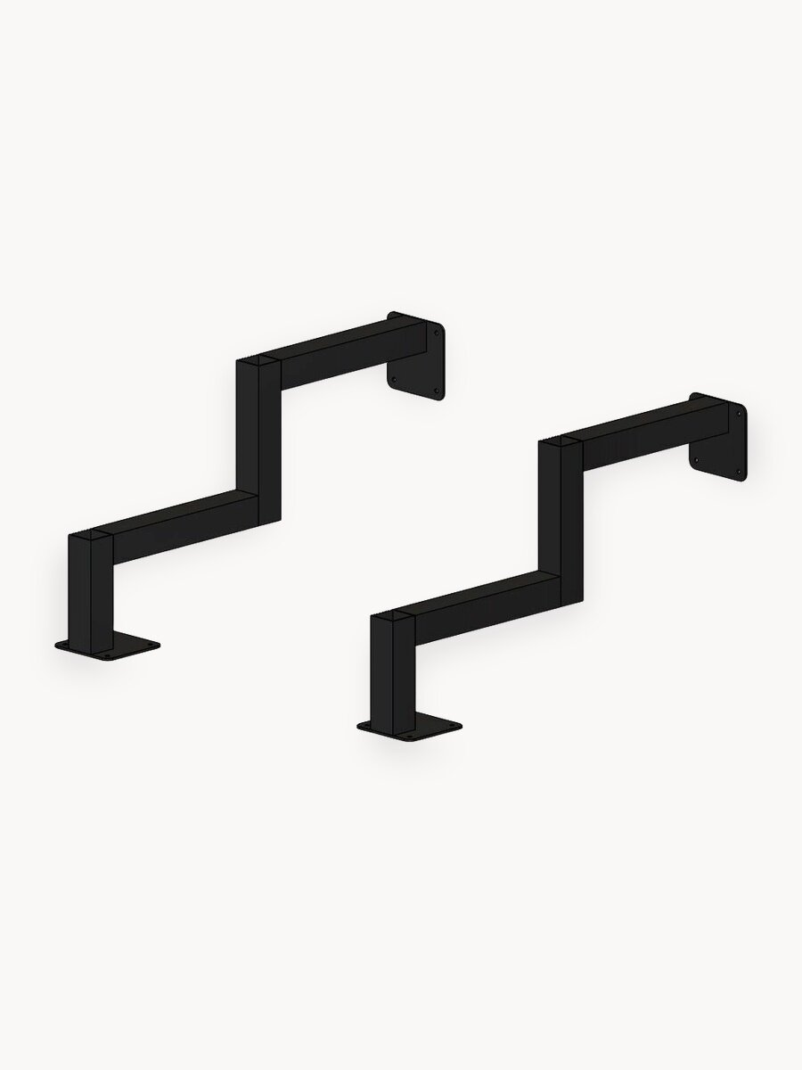 Крыльцо к дому 2 ступени - Боковина 2 шт.