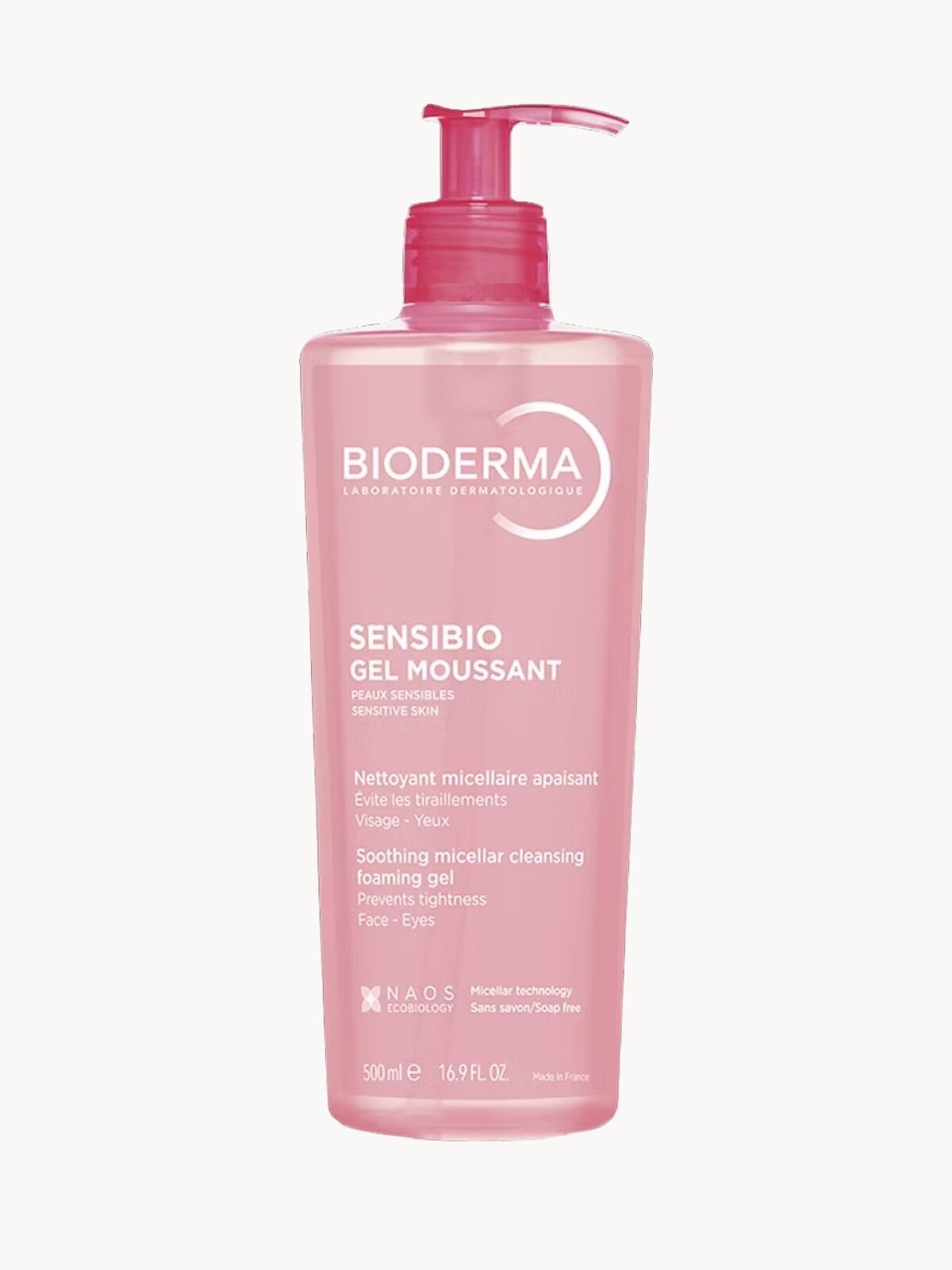 Очищающий гель Bioderma Sensibio, для всех типов кожи, 500мл