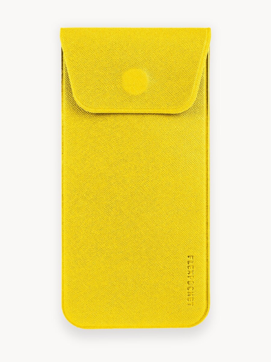 Универсальный чехол на магните для ручек и карандашей, пенал, футляр для очков Flexpocket, желтый