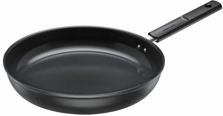 Сковорода алюминиевая 30 см FISKARS Hard Face (1075521), антипригарное покрытие