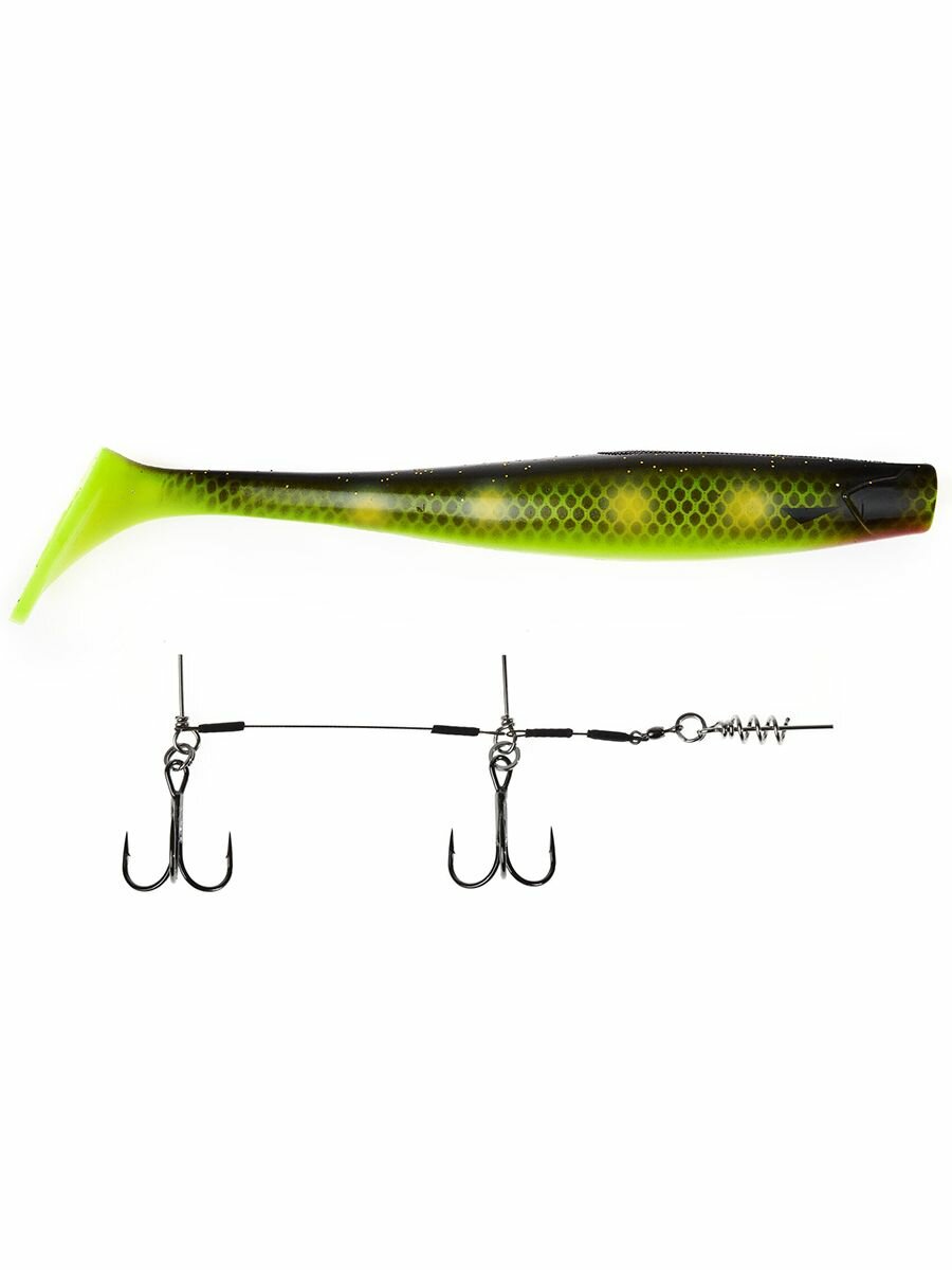 Виброхвост LJ 3D BBS Series KUBIRA SWIM SHAD 9,0in (22,86)/PG21 1 шт. в упак.+Stinger L