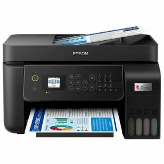 МФУ струйное Epson L5290 (C11CJ65512/C11CJ65409) черный - цветной, A4, 1440x5760 dpi, ч/б - 33 стр/мин (A4), RJ-45 Ethernet, USB Type-A, Ethernet, Wi-Fi