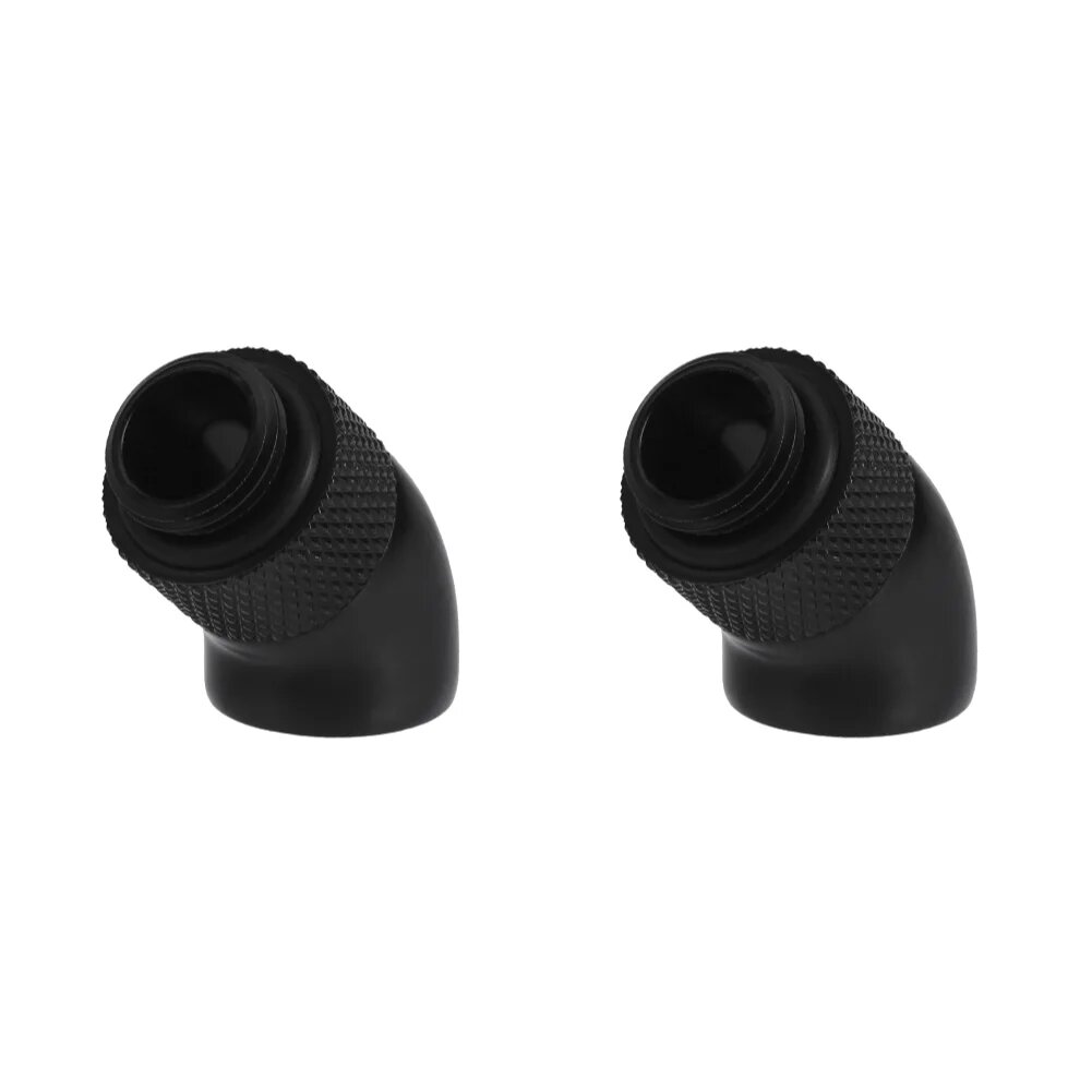 90° угловой фитинг G1/4 Black 2 Pcs