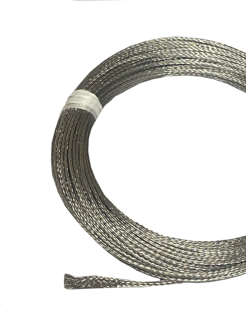 Плетенка медная луженая для экранирования ПМЛ 3 х 6 мм, длина 3 метра