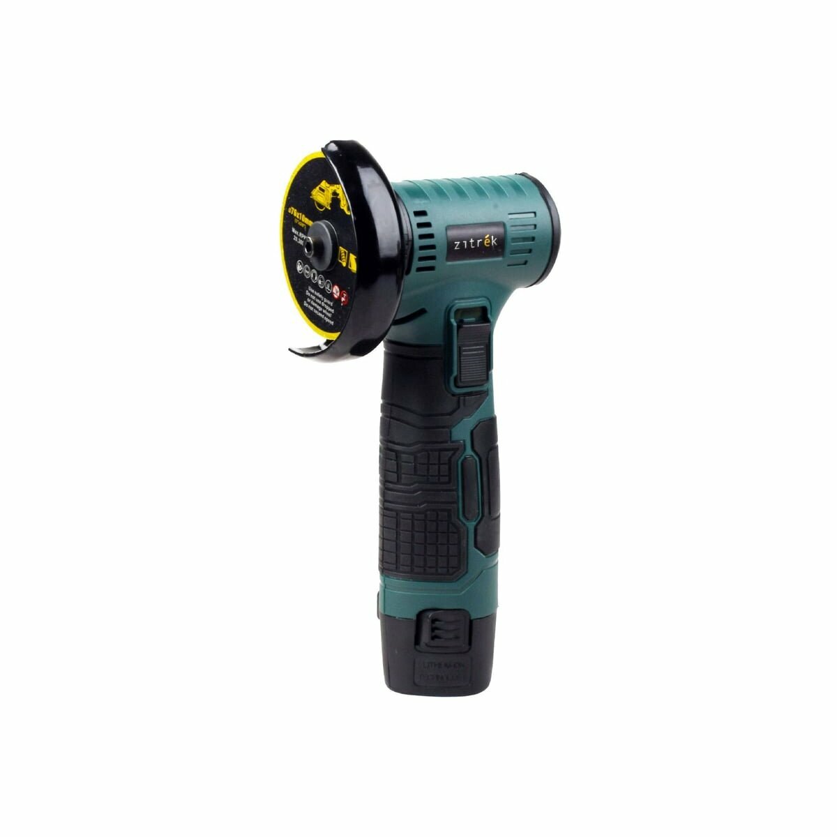 Шлифмашина угловая Zitrek AG 12 PRO (2x2.5Ач комплект дисков) (085-1120), зеленая