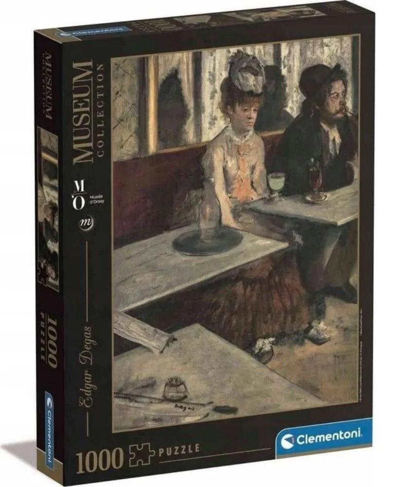 Пазлы 1000 деталей "Дега. Дама в кафе" Clementoni