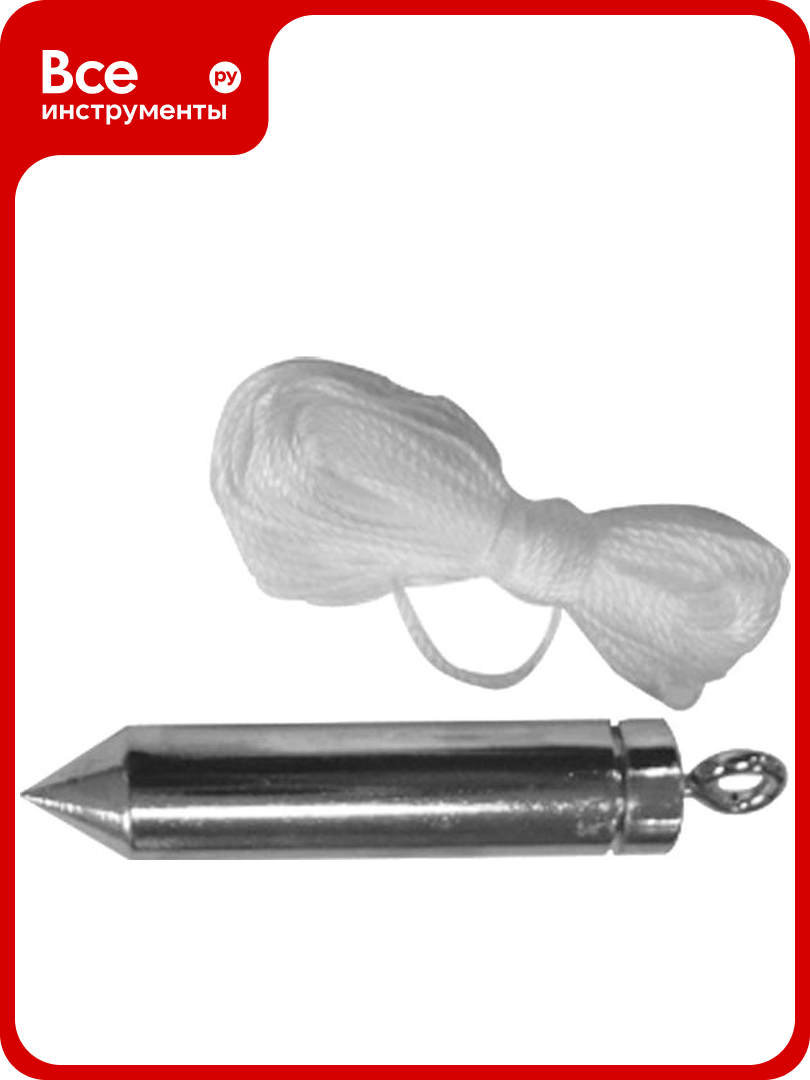 Строительный отвес Biber 43010 тов-048261, для определения вертикалей