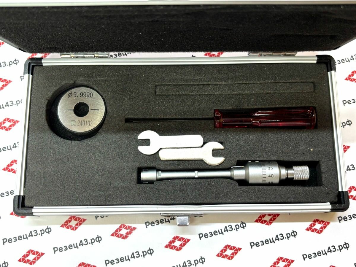 Нутромер микрометрический 3-точечный НМТ 10-12 мм.