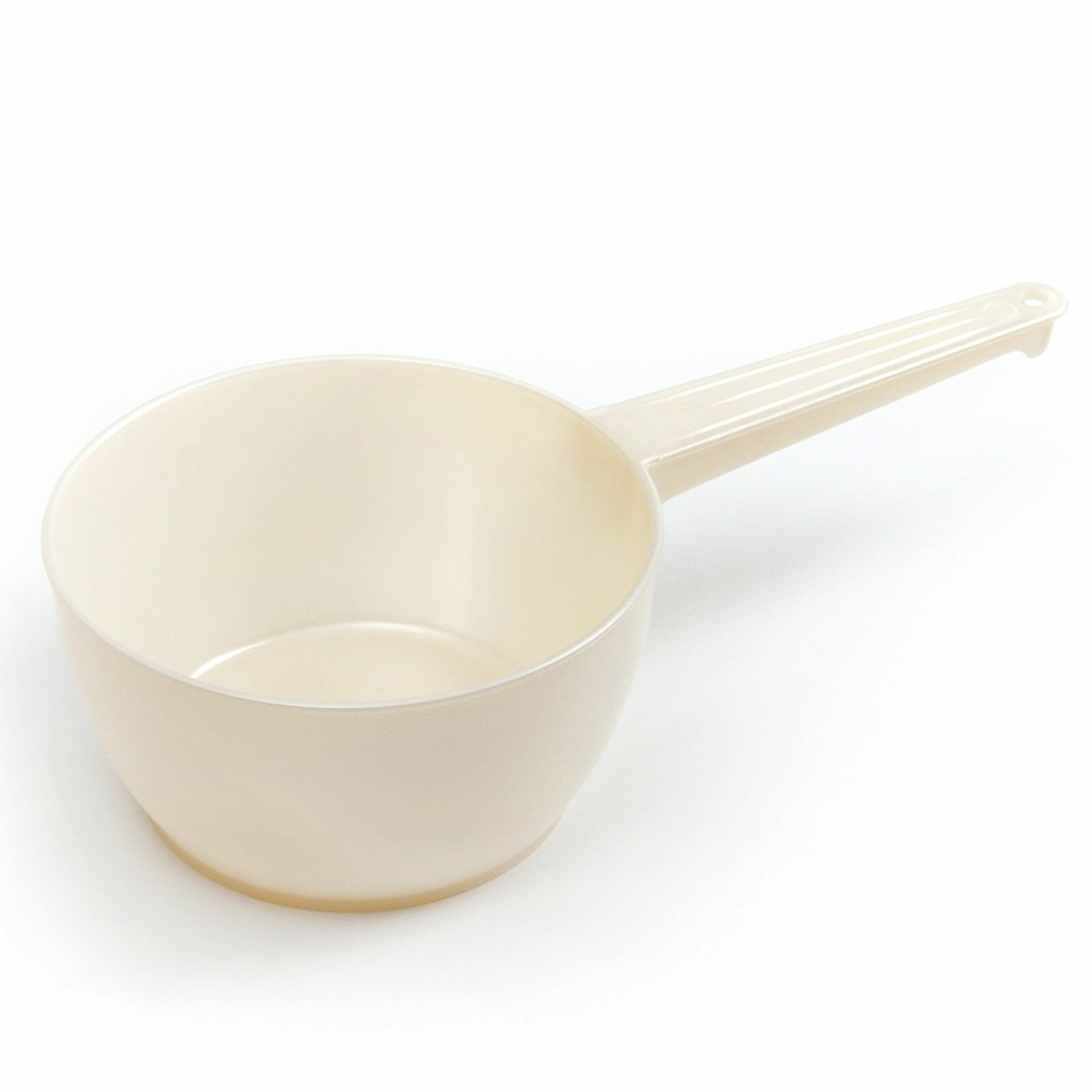 Ковш пластиковый для купания и мытья головы, детский банный ковшик, 1 л, белый