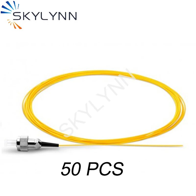 SKYLYNN Tight Buffer 0.9mm SM/MM Оптоволоконные пигтейлы FC UPC и APC 1.5 м 50PCS FC UPC G657A2