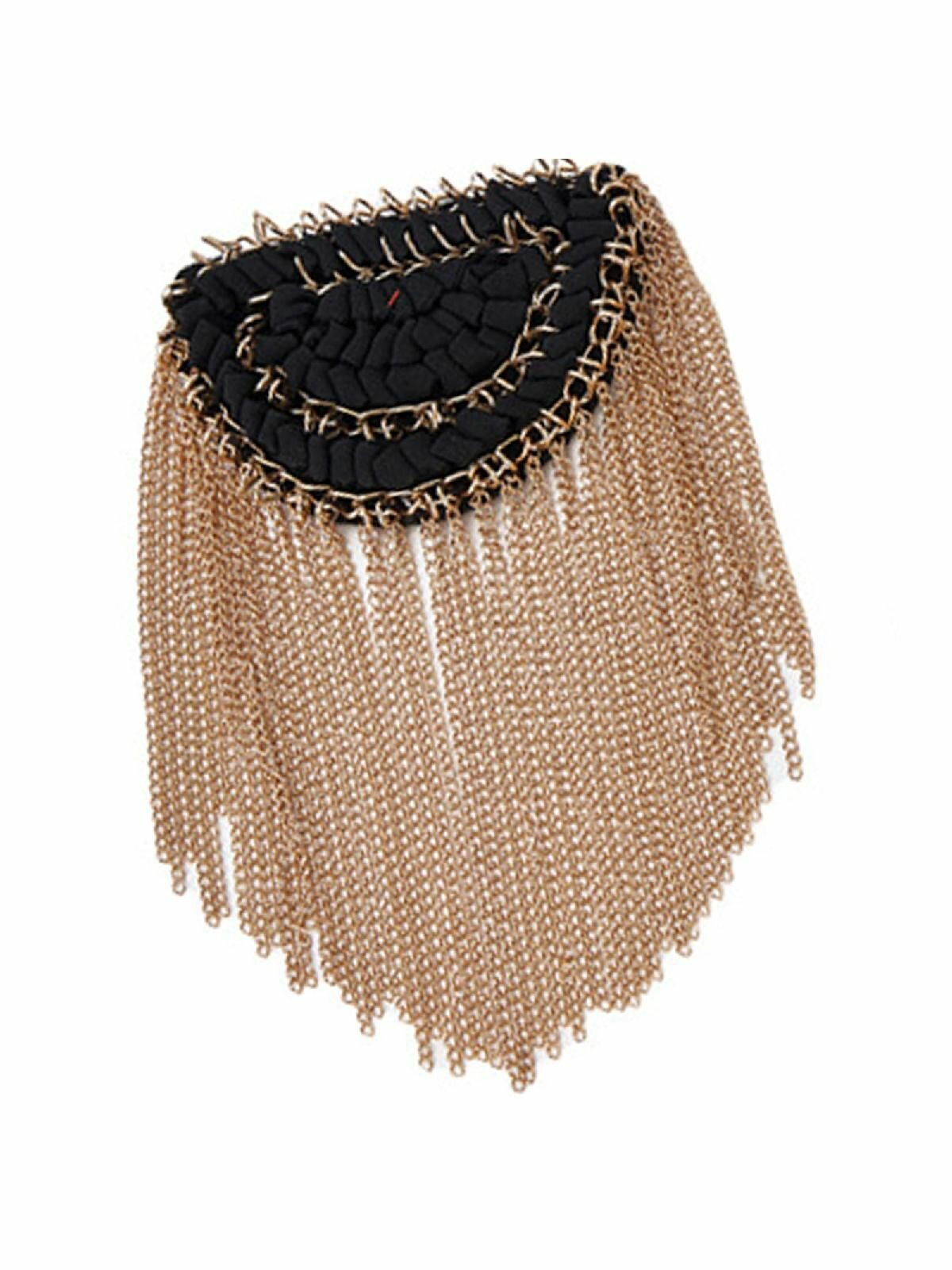 Эполеты с искусственным жемчугом и цепью