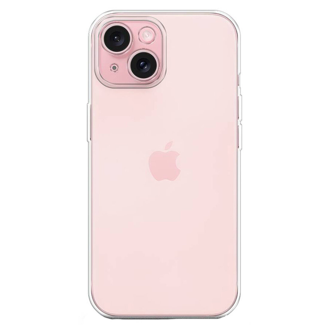 Чехол силиконовый для iPhone 15 (6.1), X-CASE, прозрачный