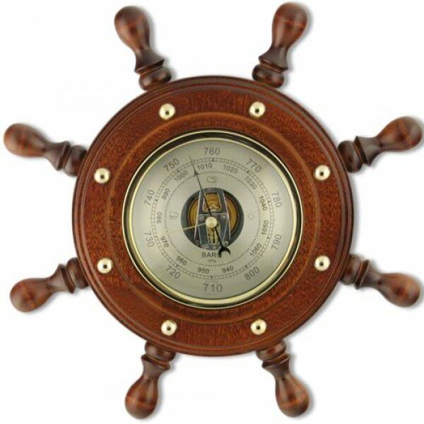 Барометр Массивный штурвал