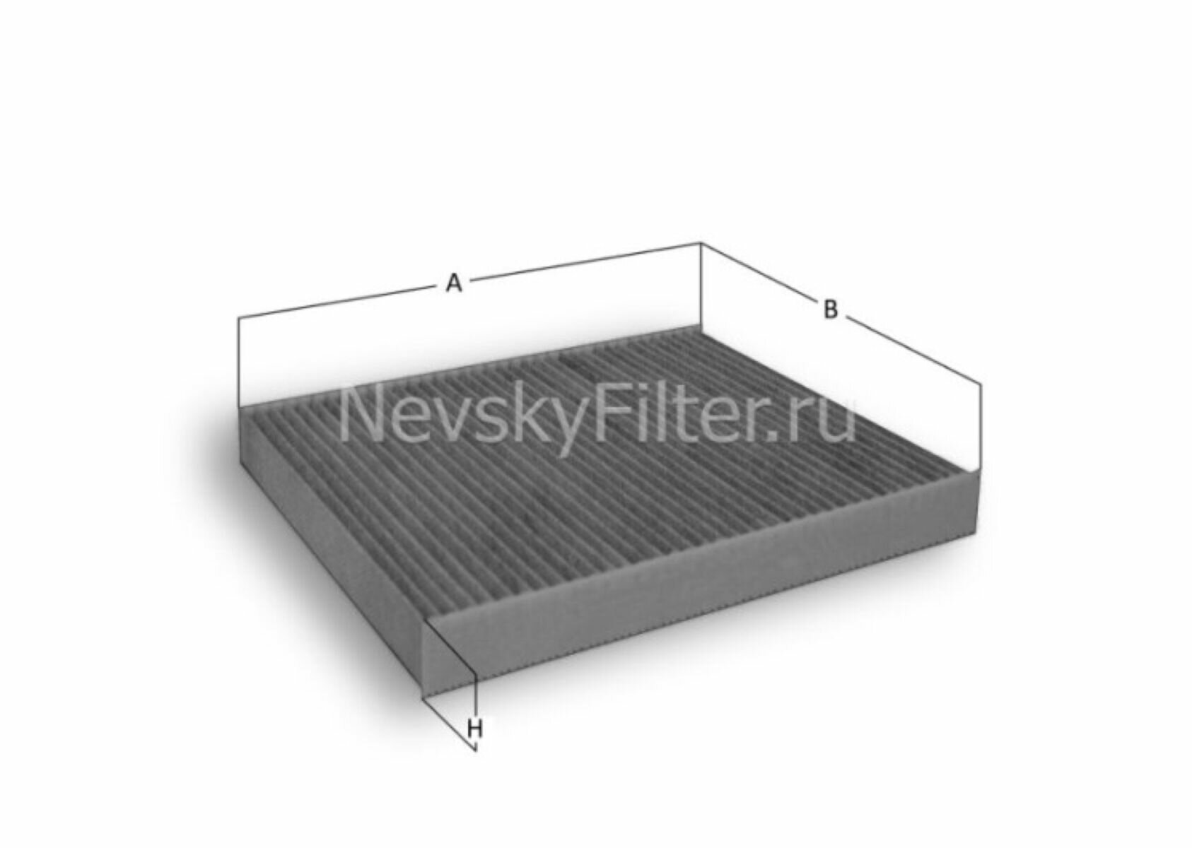 Фильтр Салона Chevrolet Niva Viva Opel Astra G/Coupe Zafira A Zafira B(Nevsky Filter Nf6112)