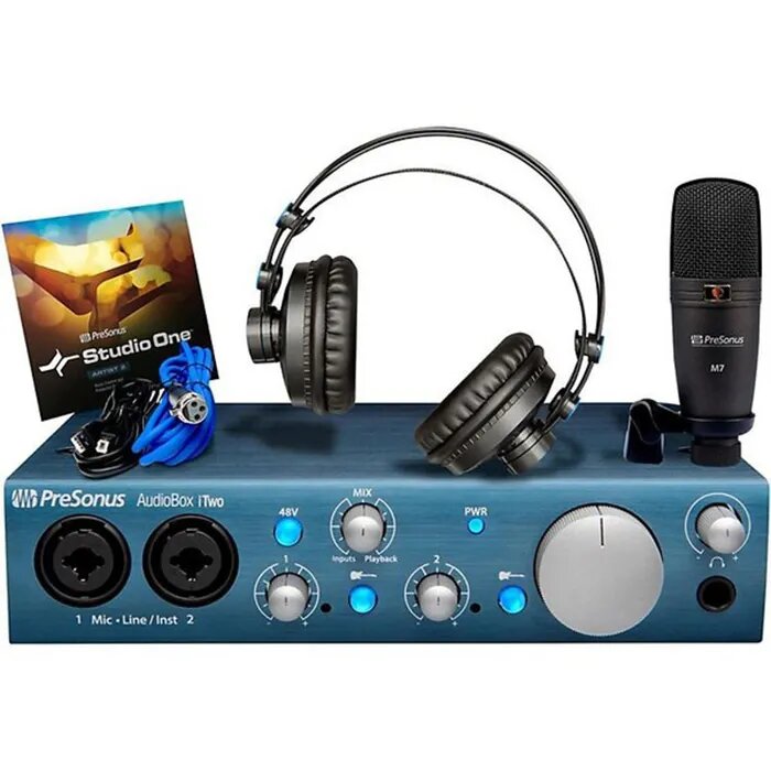Комплект для звукозаписи PreSonus AudioBox iTwo Studio