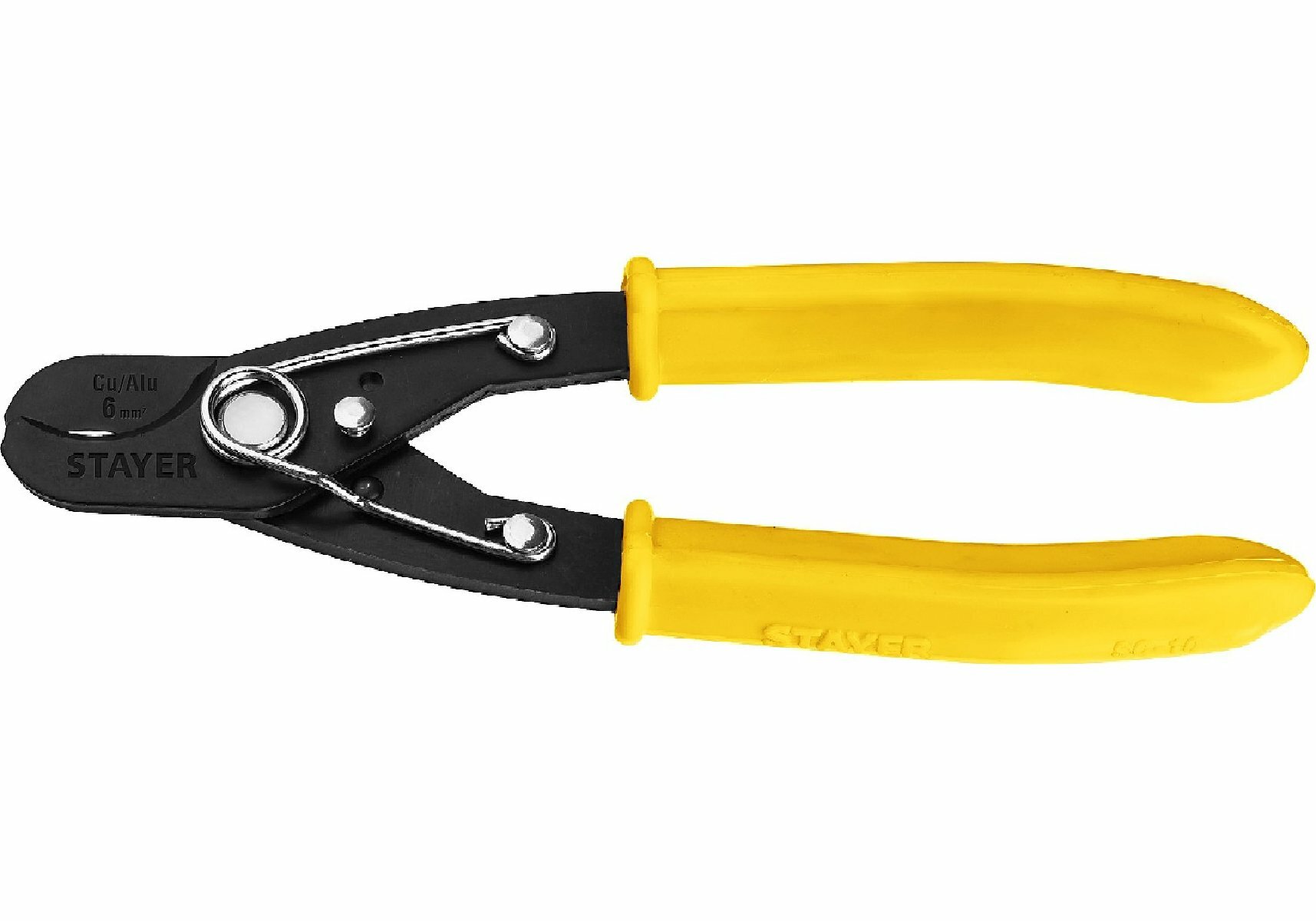 Кабелерез STAYER диаметр резки до 10 мм площадь сечения 6 мм2 с возвратной пружиной и воронением