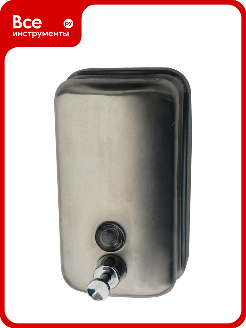 Дозатор для жидкого мыла Solinne из нержавеющей стали, TM804ML, матовый, 1000 мл 2512.043