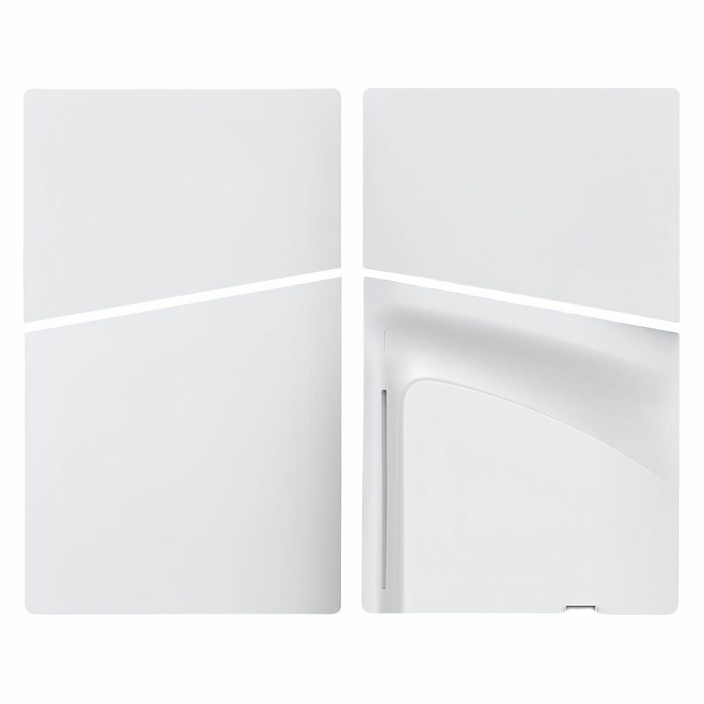 Крышка корпуса для PS5 Slim версии с дисководом, белая