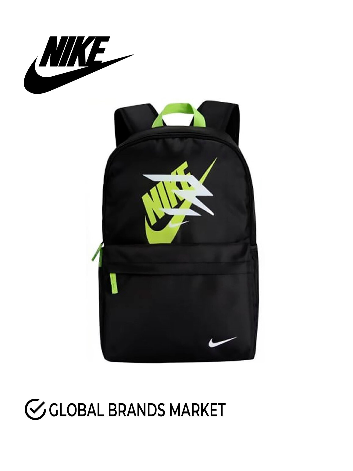 Рюкзак Nike 3BRAND, черный, унисекс, школьный/для студентов/повседневный/городской/спортивный, 23л