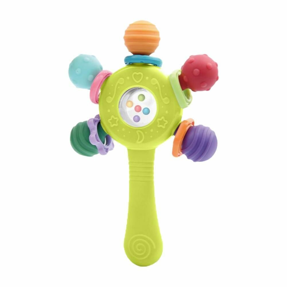 Манхэттенский шар для малышей, игрушка для развития хватательного рефлекса и сенсорики, прорезыватель и погремушка