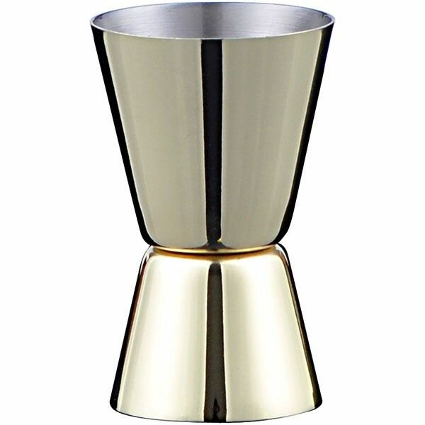 Джиггер "Пробар" 20/40 мл; сталь нерж; D5, H7см; золотой