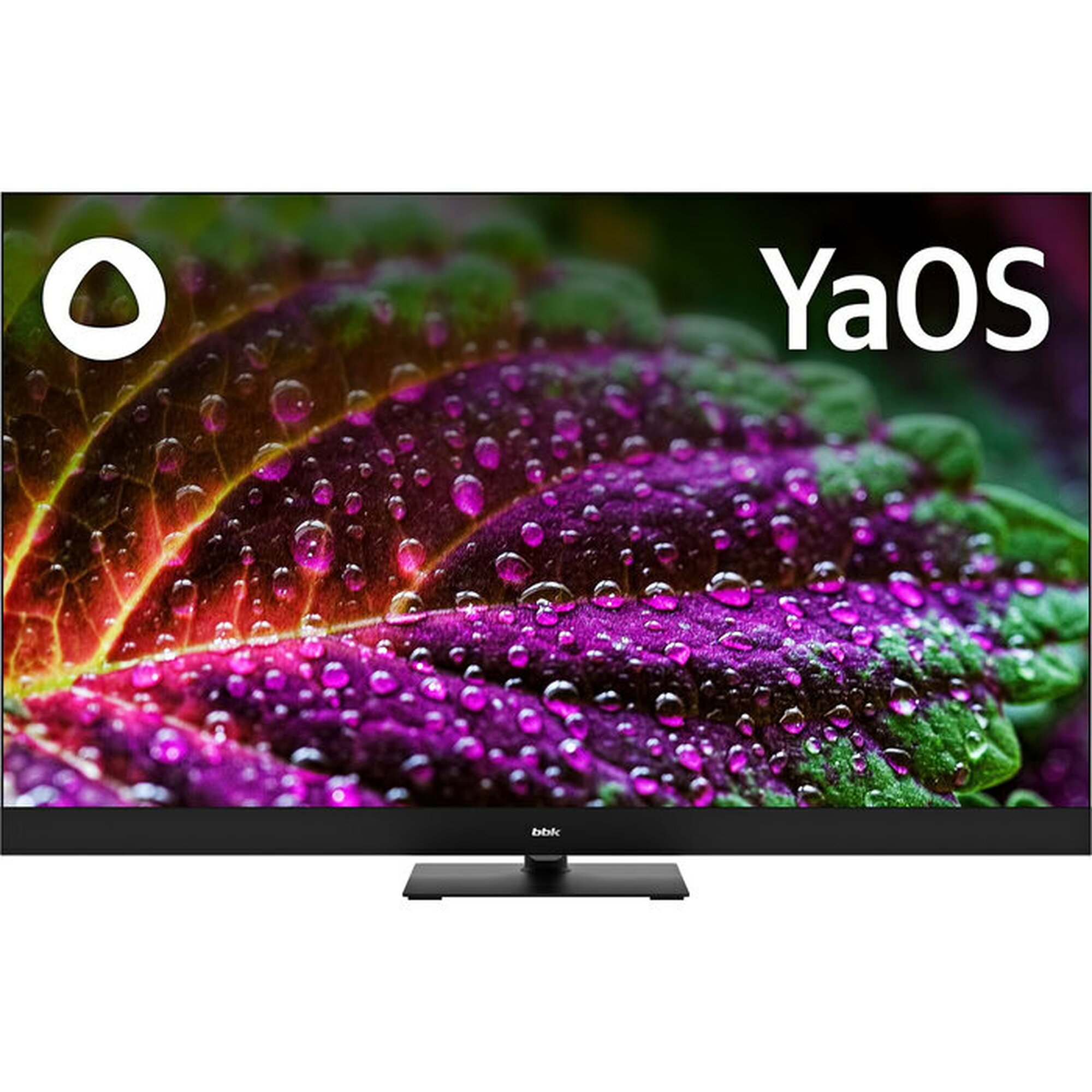 Телевизор BBK 50LED-8259/UTS2C (B), 50", LED, 4K Ultra HD, Яндекс. ТВ, черный
