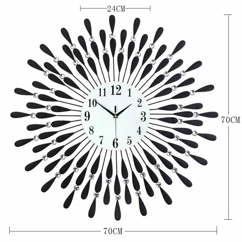 Настенные часы, 60 см х 60 см