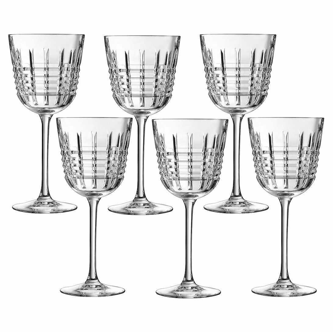 Набор 6 бокалов для вина «Рандеву», хр. стекло; 350мл; прозр. (Cristal d'Arques)