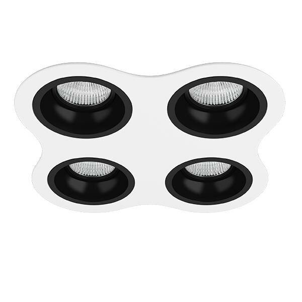 D64607070707 Светильник DOMINO ROUND МR16 (214646+214607+214607+214607+214607)