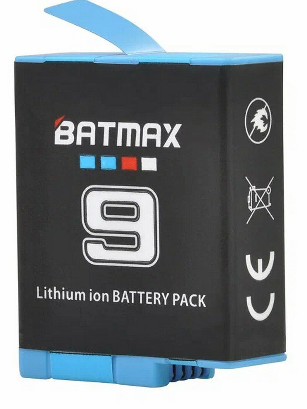 Аккумулятор Batmax ADBAT-001, для GoPro Hero 9/10/11/12, Li-Ion, 1780 мАч
