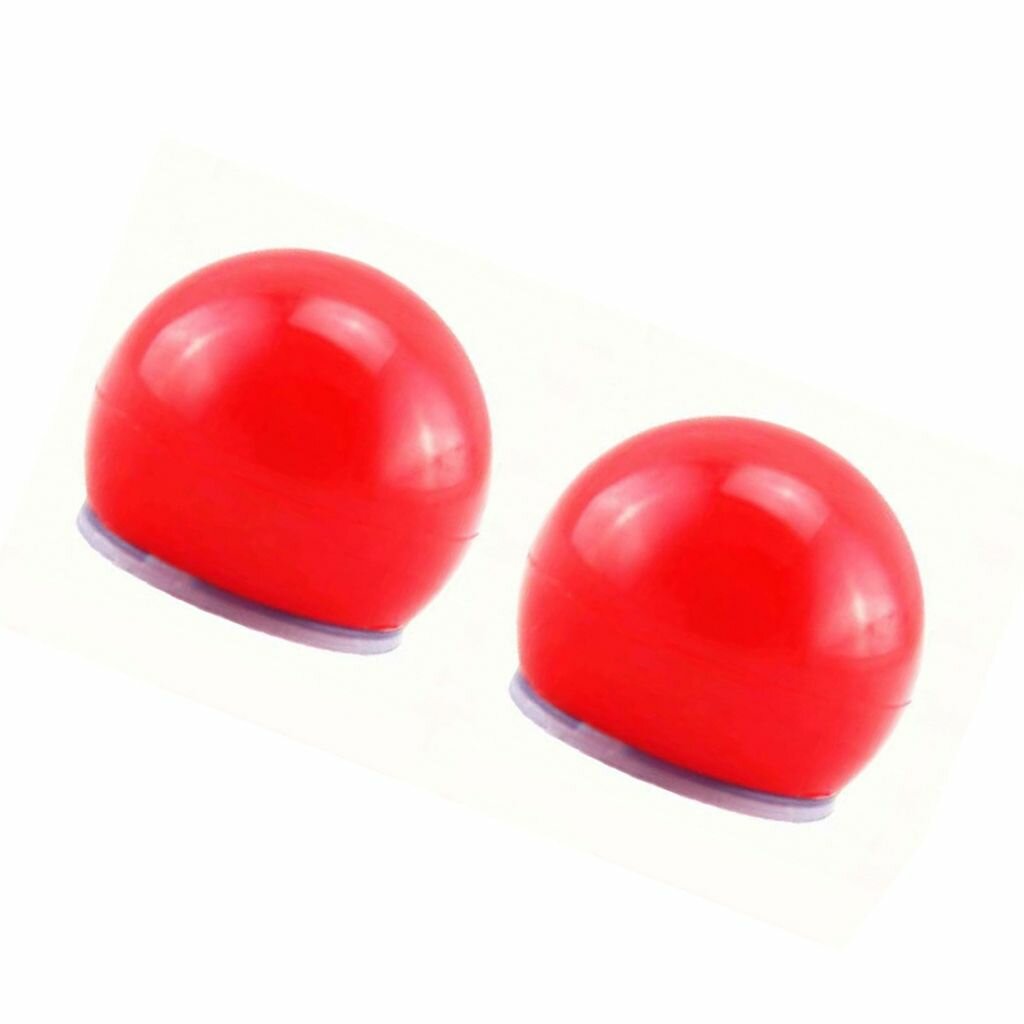 (1 упаковка) Клоунский светящийся красный нос (новый) -2 шт