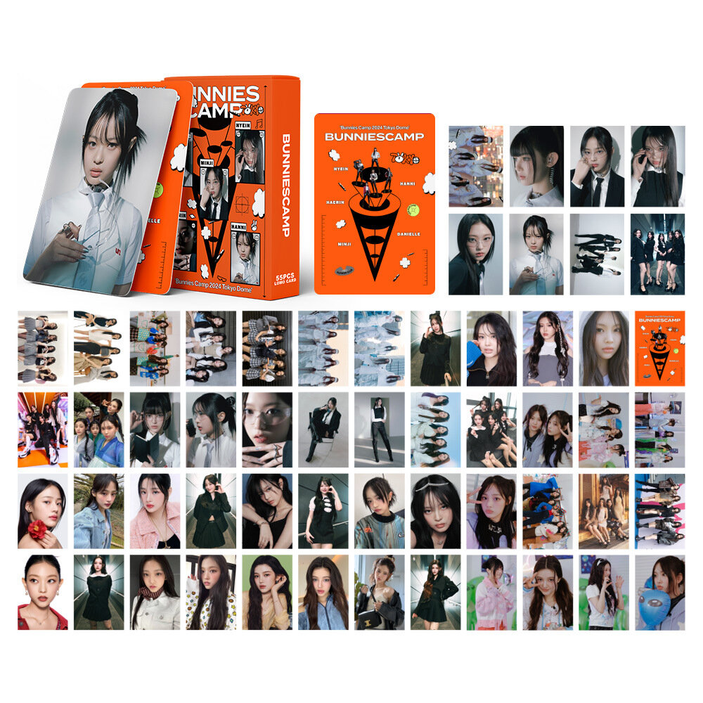 Набор для печати NJ orange, поддержка link 54/55, lomo card, powder ink, ATEEZ, альбом, SK, peripheral, EN