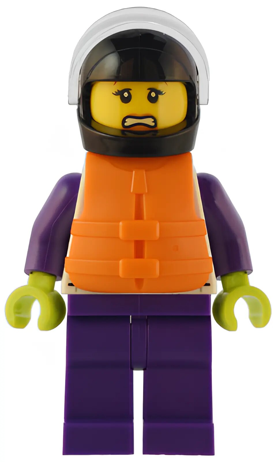 Минифигурка Lego Speedboat Raft Driver - Female cty1550 U