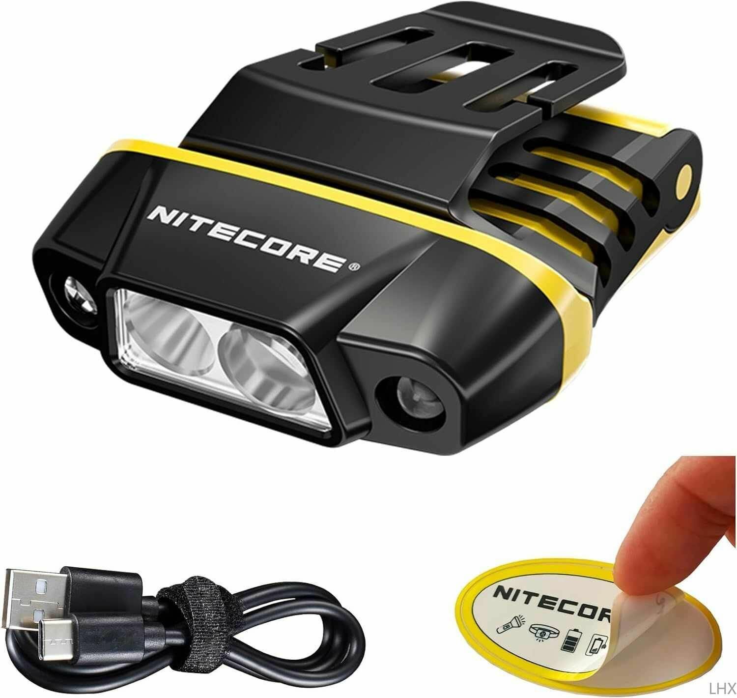 Налобный фонарь Nitecore NU11, рыбная ловля кемпинга бесконтактное управление