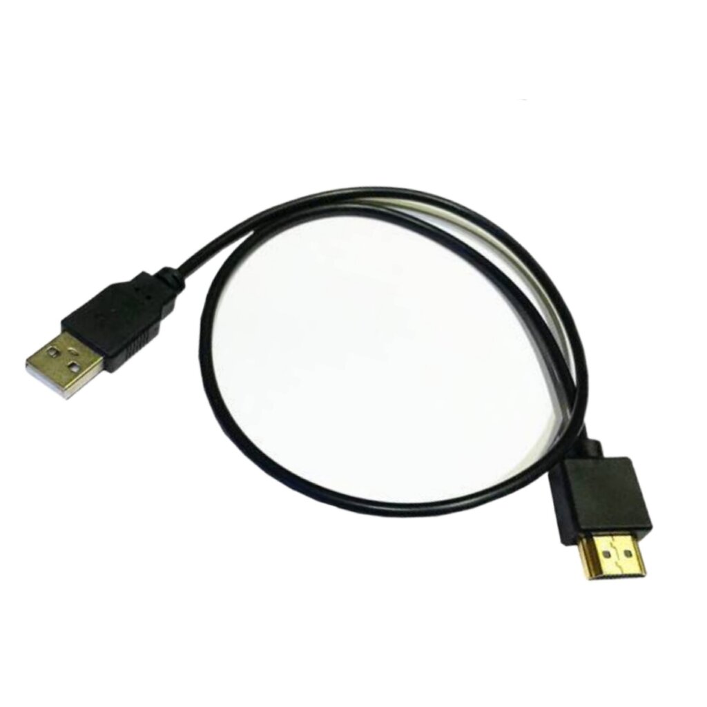 Совместимый Штекерный кабель USB 2.0 с HDM Кабель Питания длиной 0,5 м для настольного использования телевизоров, Мониторов, Проекторов