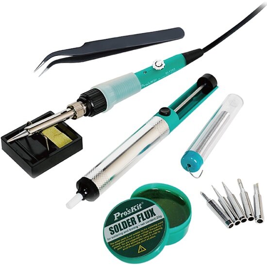 Pro'skit Паяльник с регулировкой температуры 220В/60Вт PK-918F С00040338