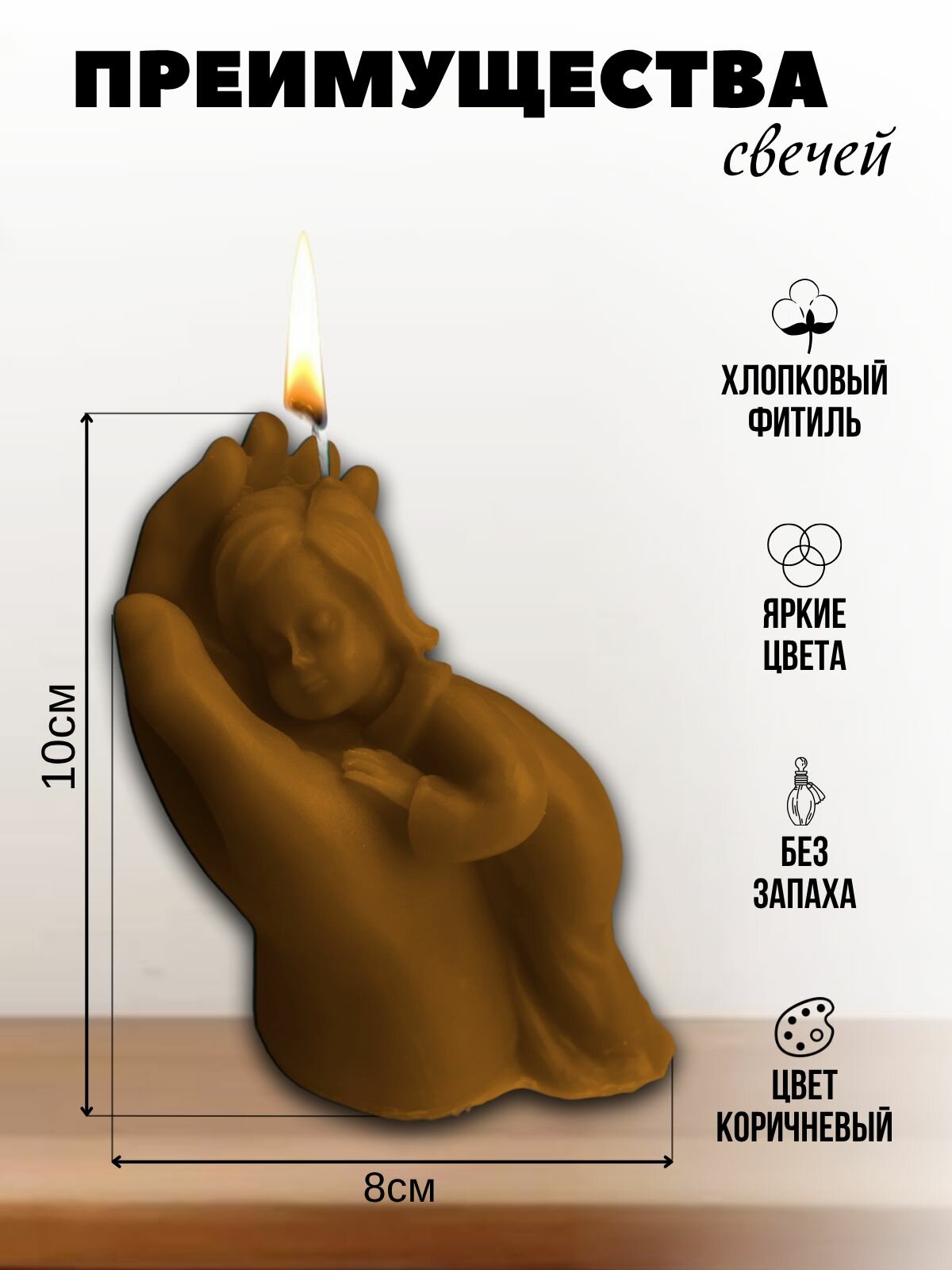 Свеча в маминых руках — фото 1