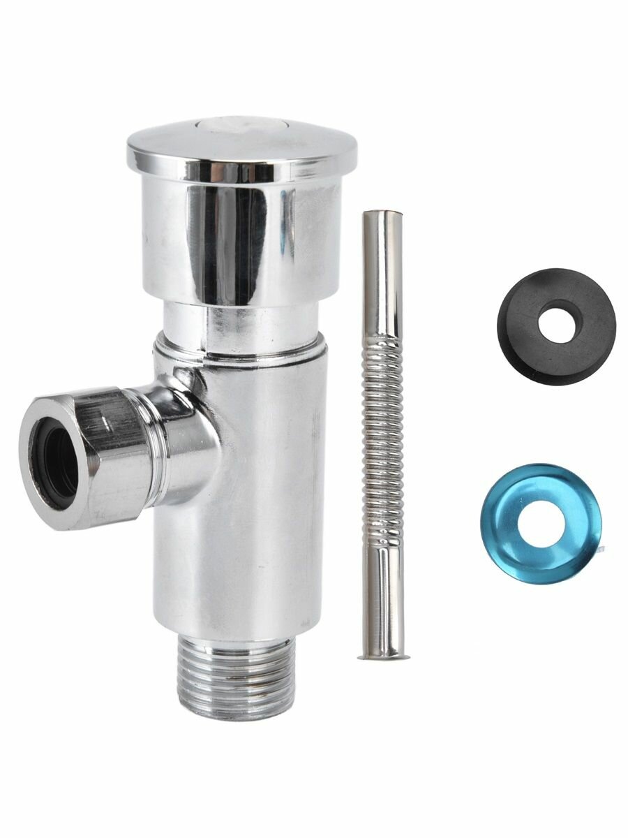 Ремкомплект смывного клапана из цинкового сплава G1/2 с ручной кнопкой, заменой деталей унитаза, простой установкой и прочной конструкцией