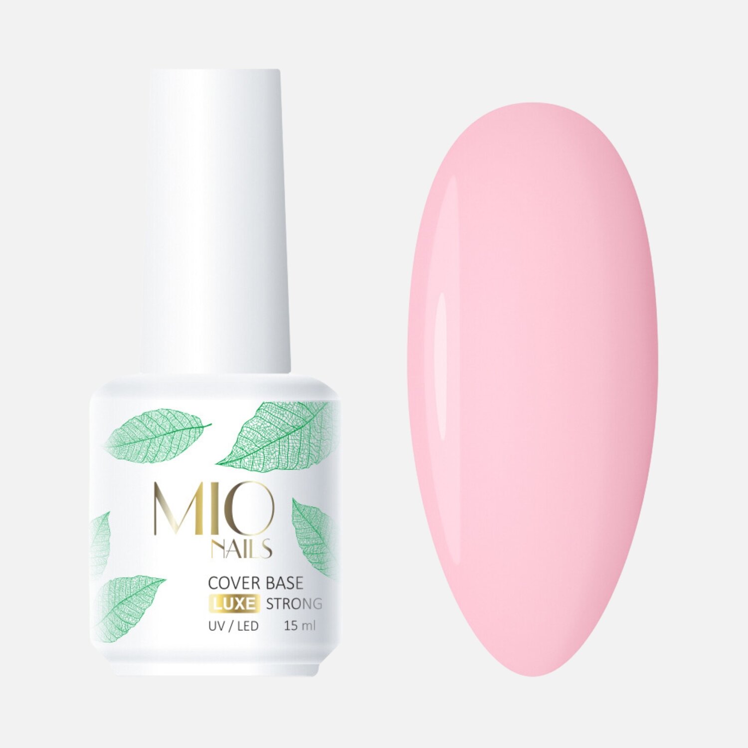 Камуфлирующая база для гель-лака MIO Nails Base Cover Strong Luxe №10 15 мл