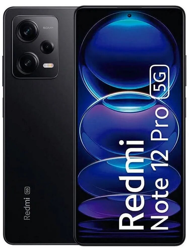 Смартфон Redmi Note 12 Pro, 5g, 6/128 ГБ, GLOBAL, Google Play, черный