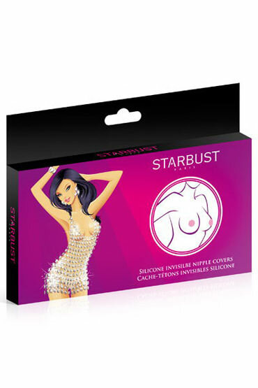 Starbust Nipple Covers Silicone, телесные Наклейки на соски