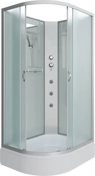 Душевая кабина Niagara Classic NG-33194-14RBKG 110х90 см, без крыши, с гидромассажем