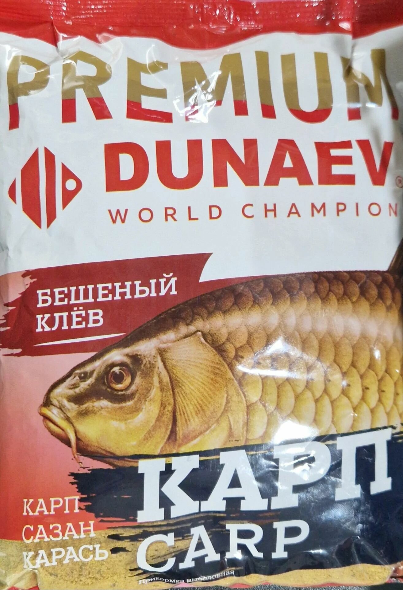 Прикормка DUNAEV Премиум 1кг Карп-Сазан