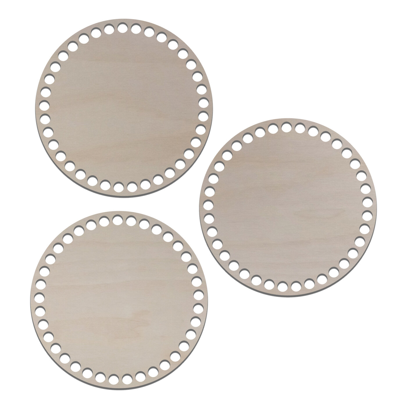 Комплект донышек для вязания круги 15 см - 3шт (мегасупер)