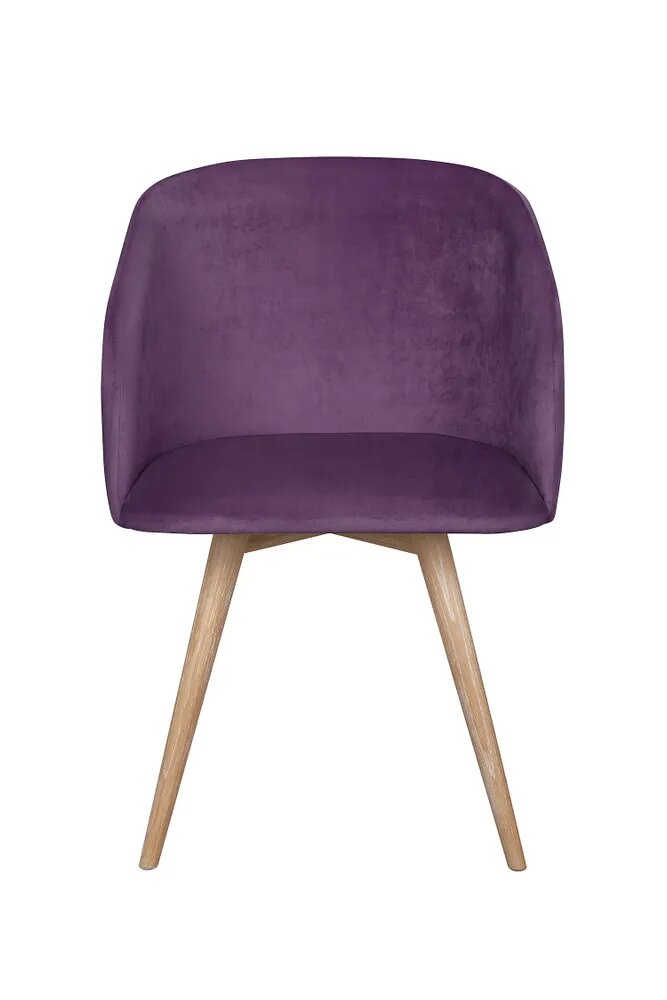 Стул Mak-interior "Visti Plum V2" универсальный с деревянными ножками